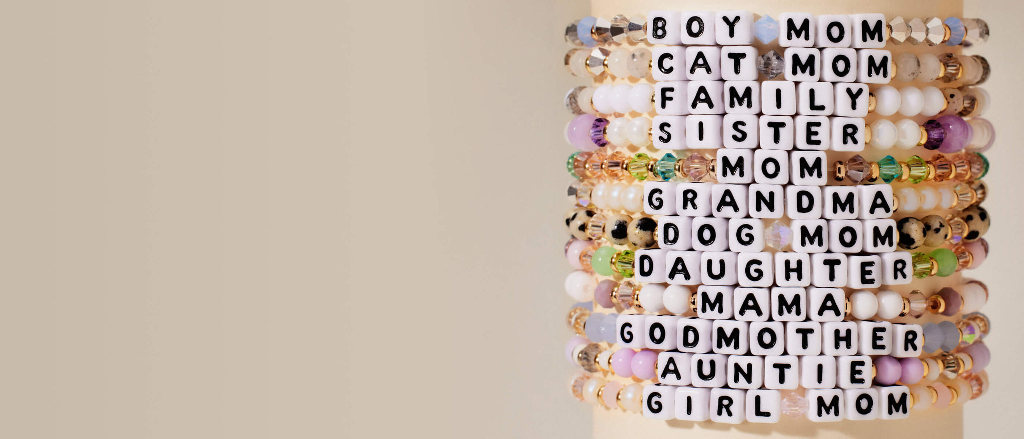 Friends & Family | Beaded & Word Bracelets