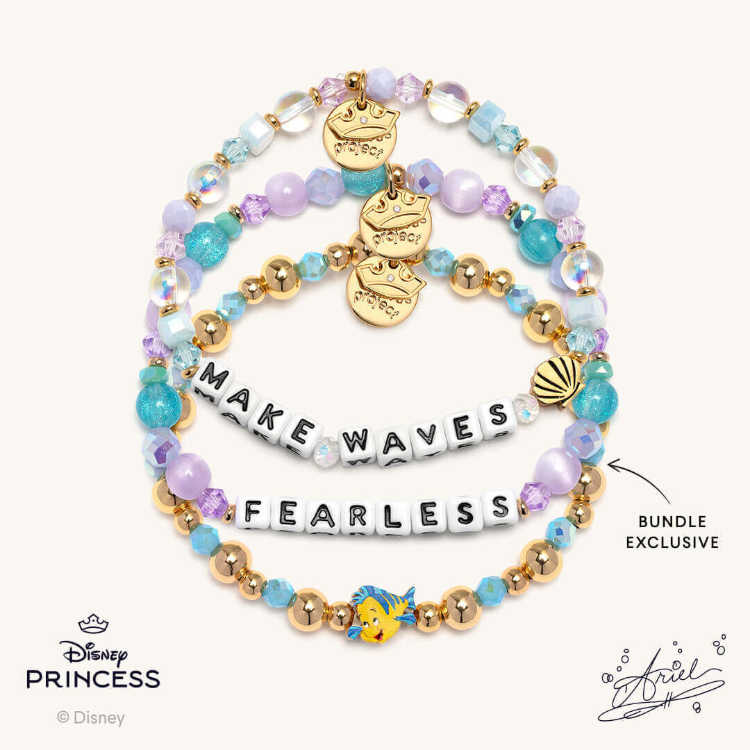 Ariel Trio Set – Disney Princess Bracelet | Little Words Project