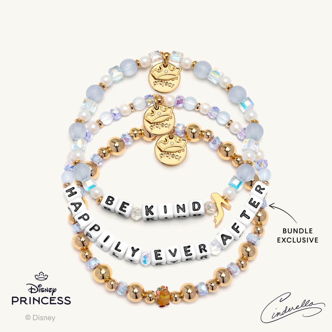 Cinderella Trio Set – Disney Princess Bracelet | Little Words Project