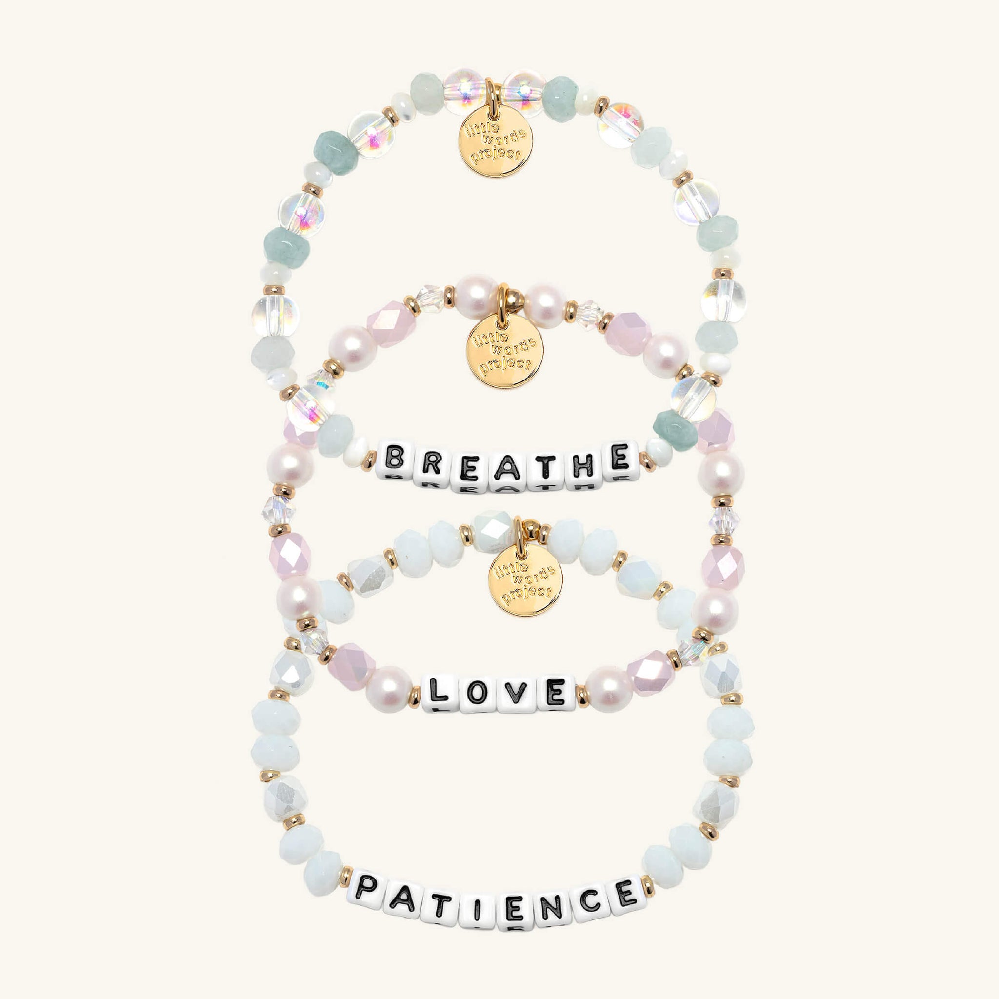 Affirmations Gift Set | Beaded Bracelets - Little Words Project
