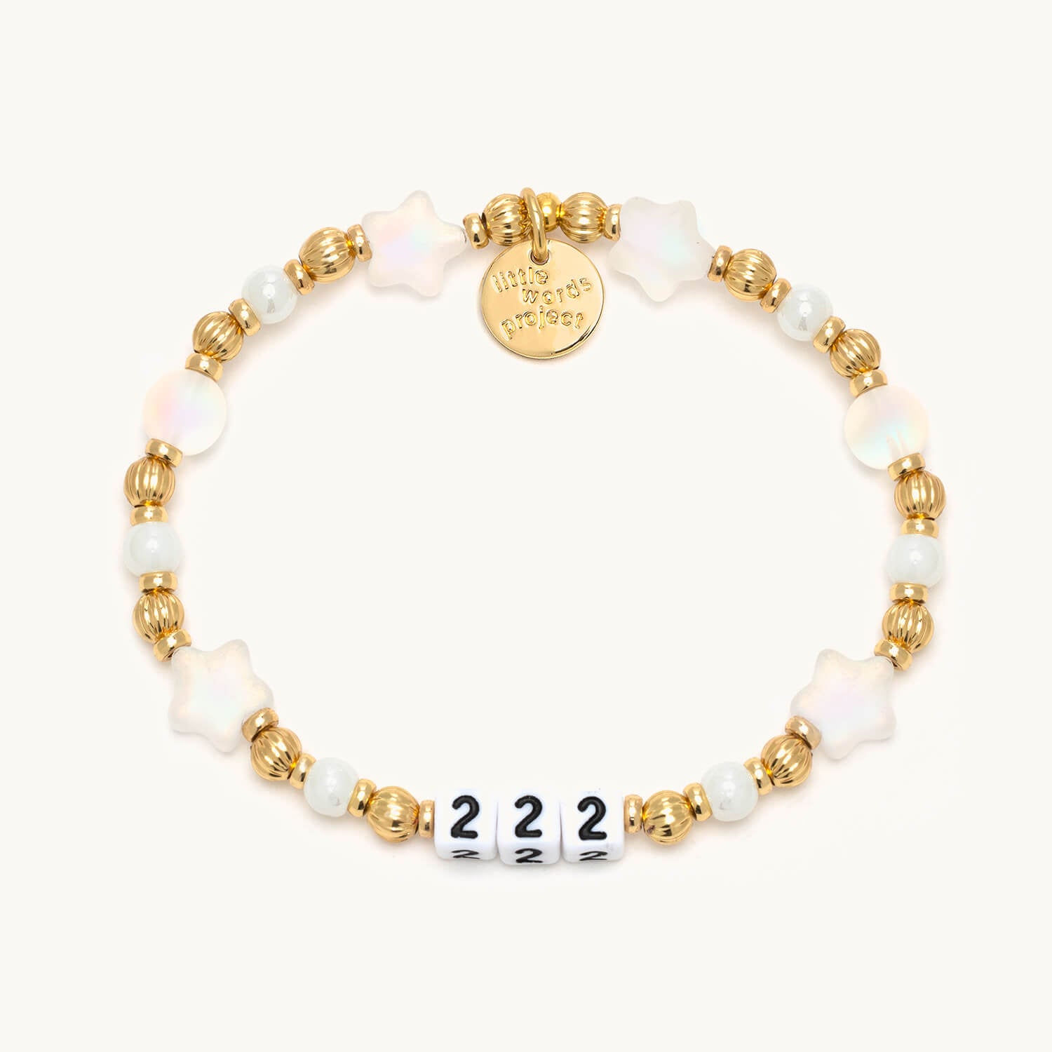 222 Angel Numbers Beaded Bracelet | Little Words Project