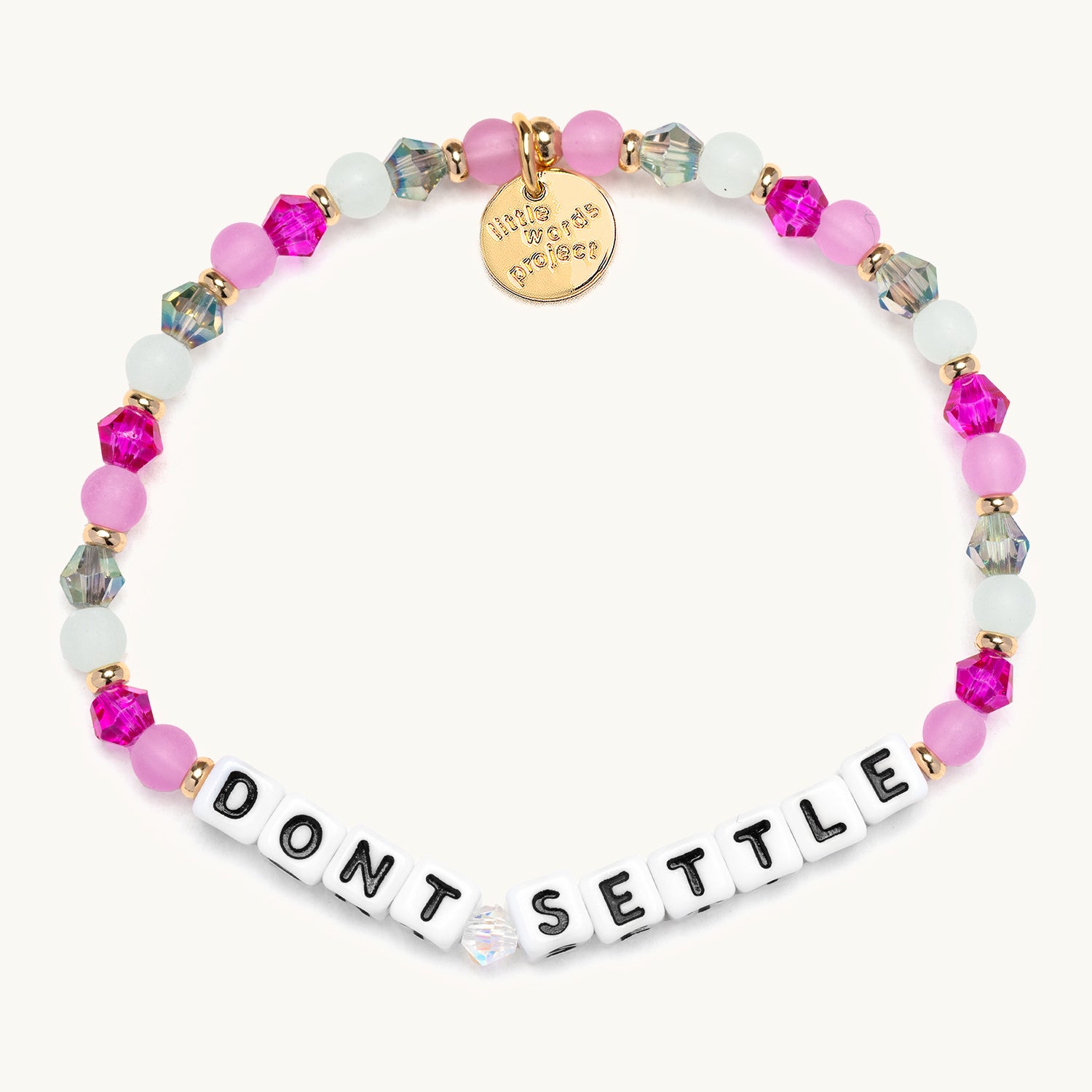 Don't Settle- The Power of Little Words | Beaded Bracelet - Little ...