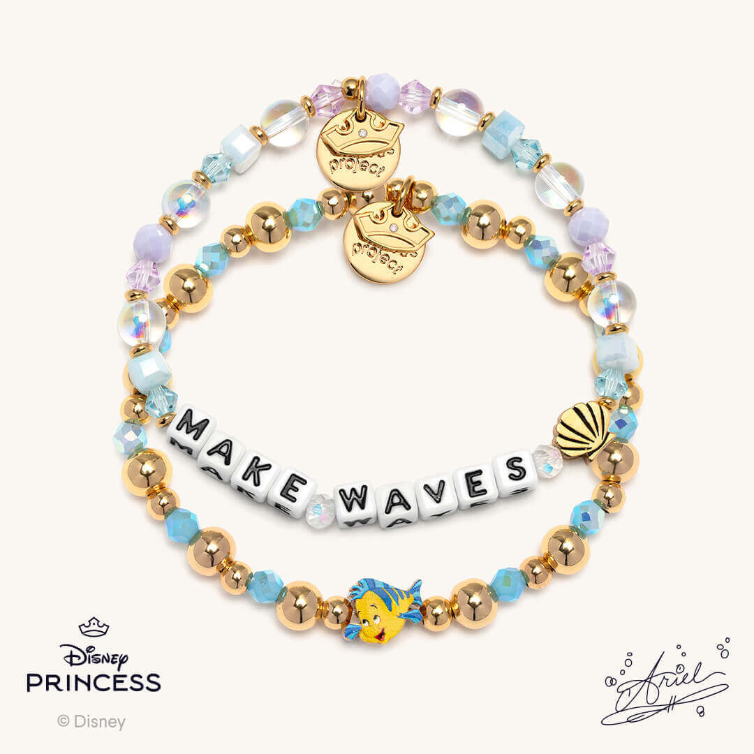 Ariel Duo Set – Disney Princess Bracelet | Little Words Project