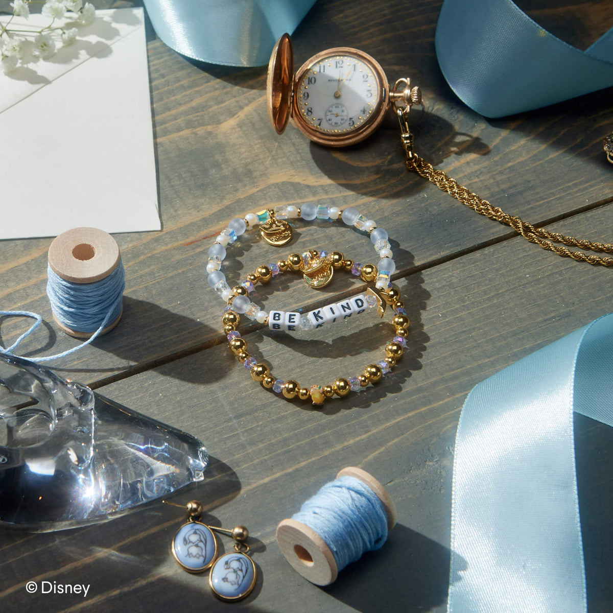 Cinderella Duo Set – Disney Princess Bracelet | Little Words Project