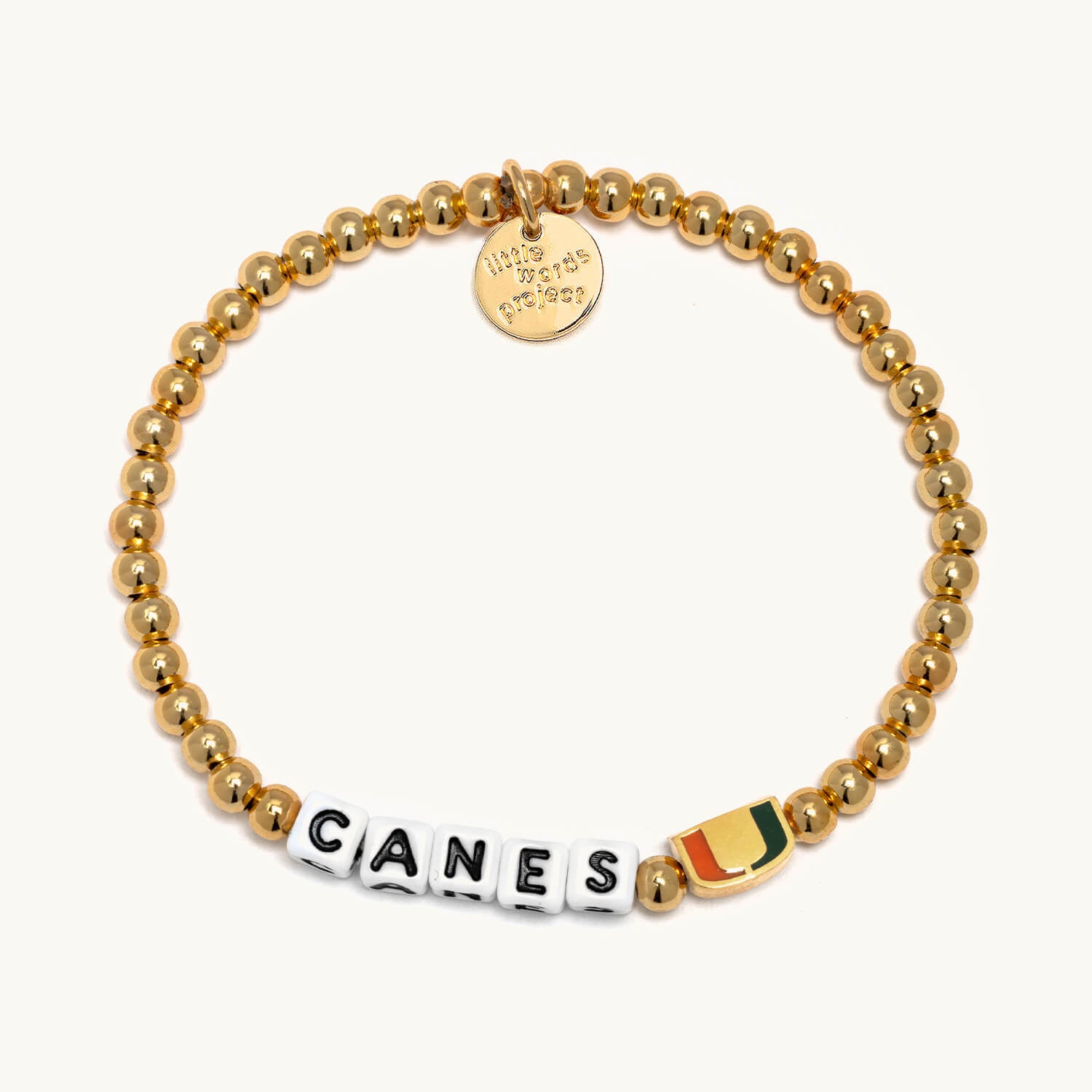 Canes- College | Beaded Bracelet - Little Words Project