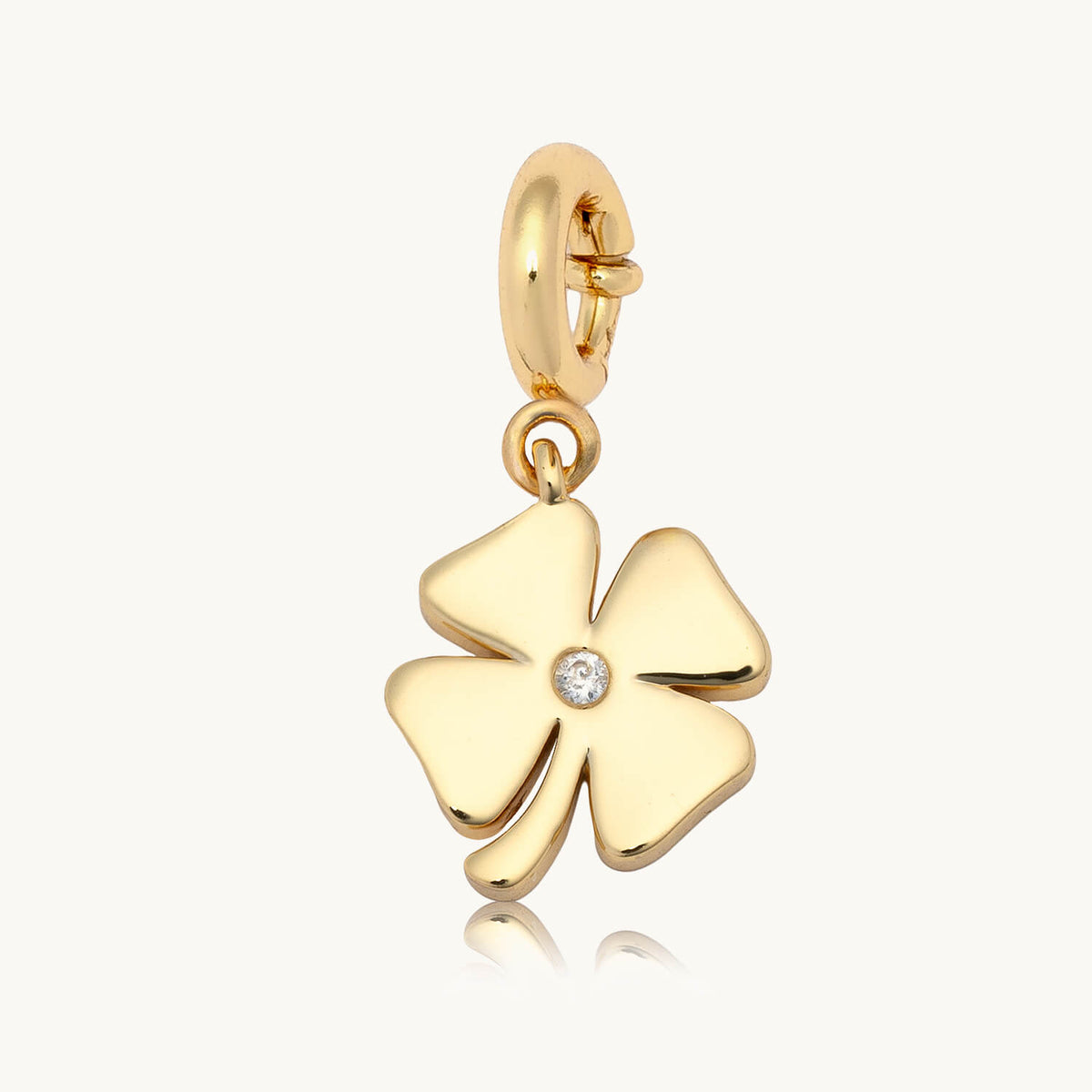 Four Leaf Clover Charm | Beaded Bracelets - Little Words Project