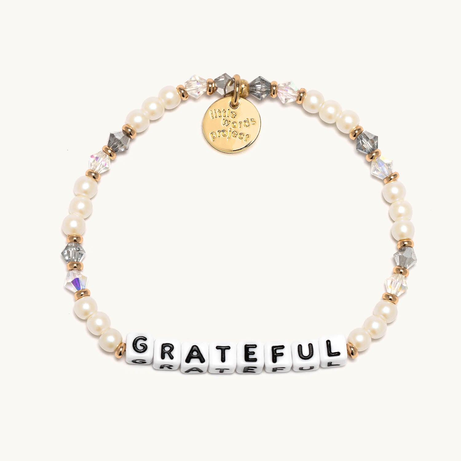 Grateful | Beaded Bracelet - Little Words Project