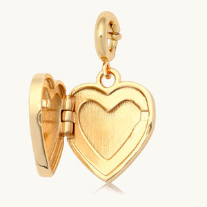 Heart Locket Charm | Beaded Bracelets - Little Words Project