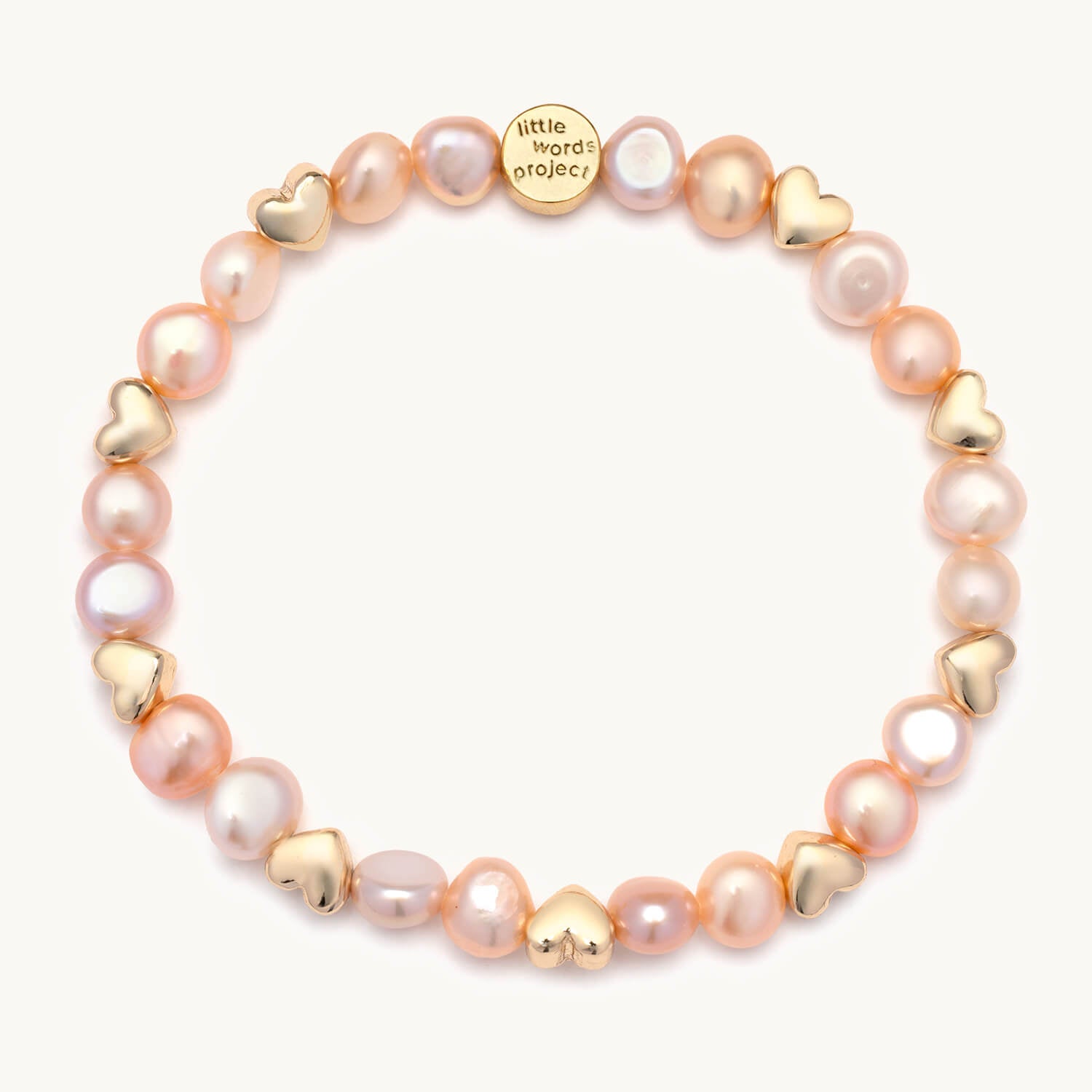 Hearts by the Pearl Base | Beaded Bracelet - Little Words Project