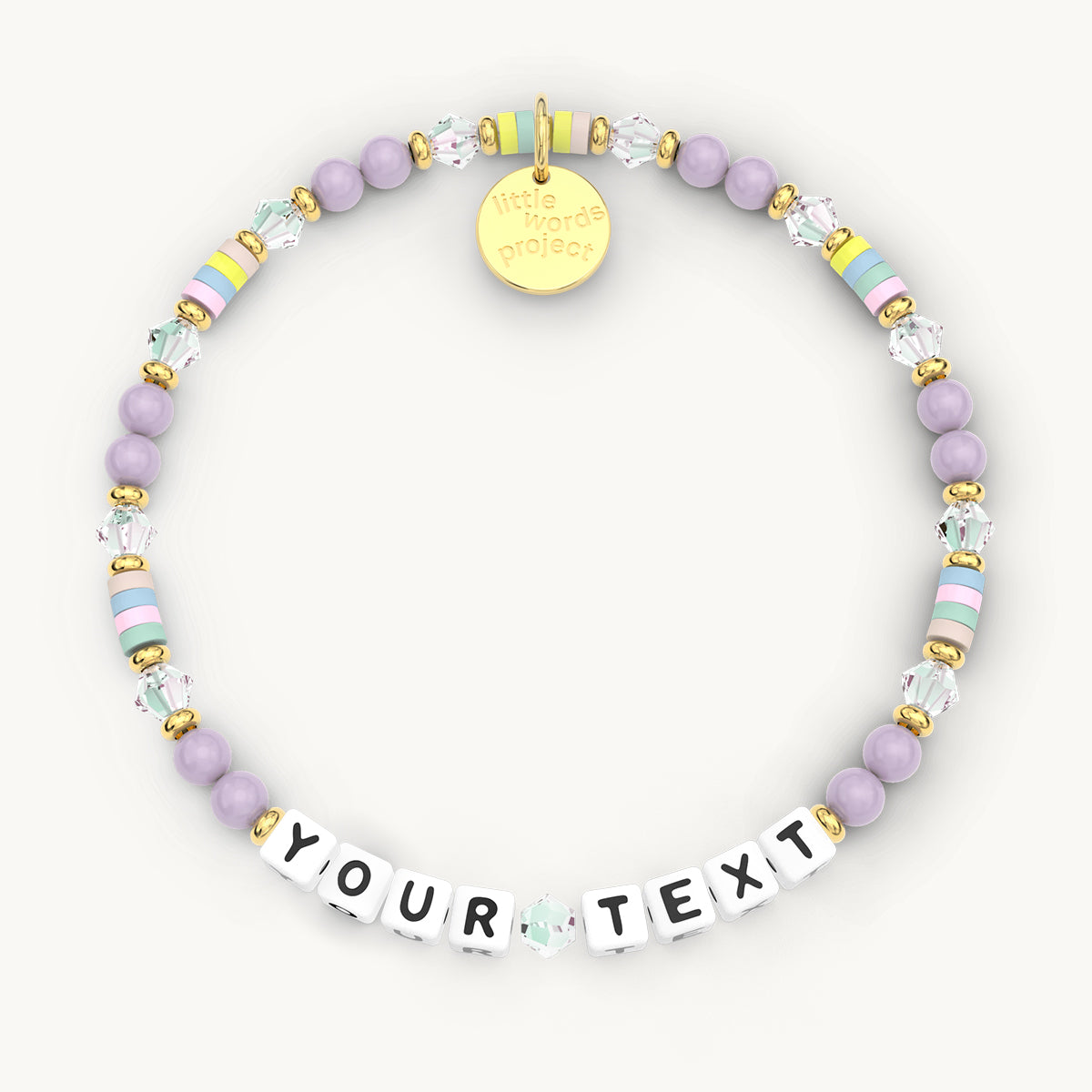 Custom Custom Lilac Garden | Beaded Bracelet - Little Words Project