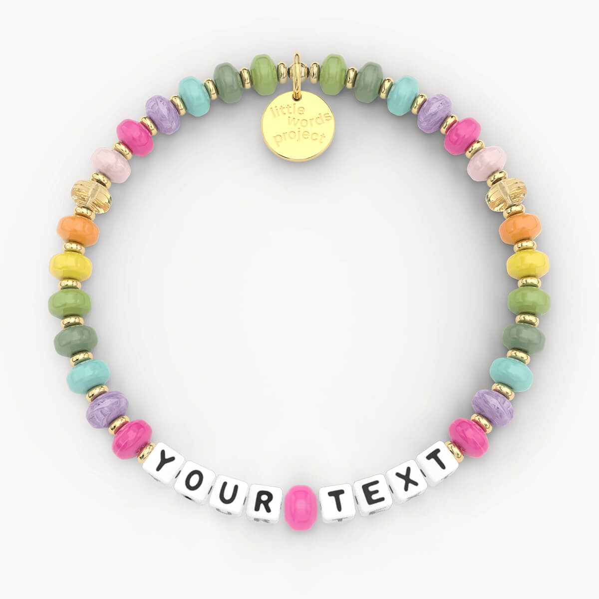 Miami Inspired Bracelet | Personalized Beaded Bracelets | Little Words ...