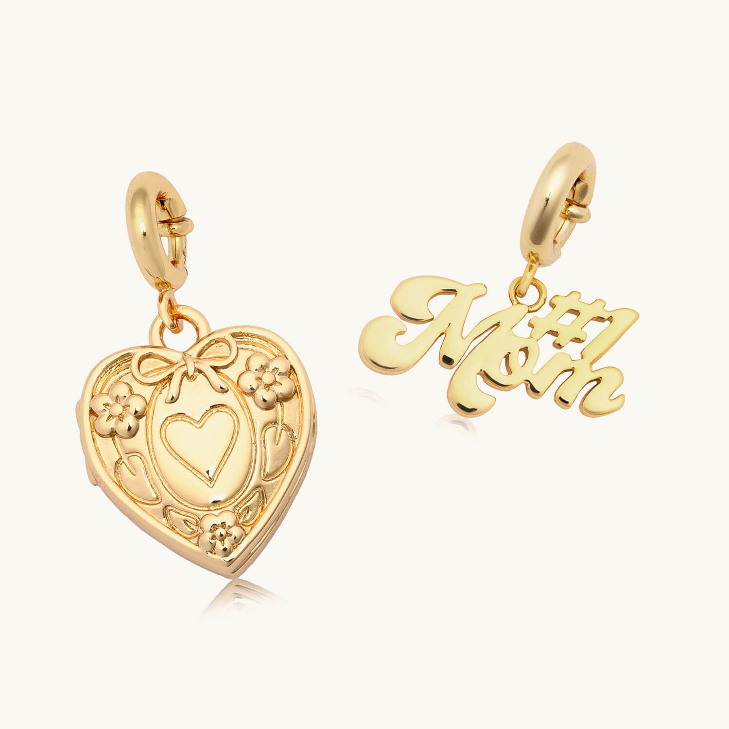 #1 Mom Charm Set | CHARMS by Little Words Project