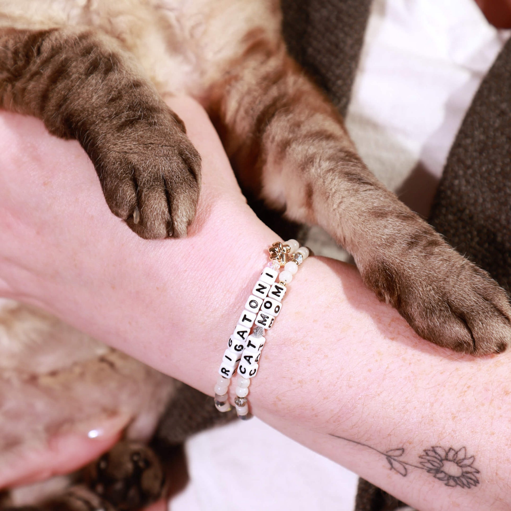 Custom Pawfect Love | Beaded Bracelet - Little Words Project