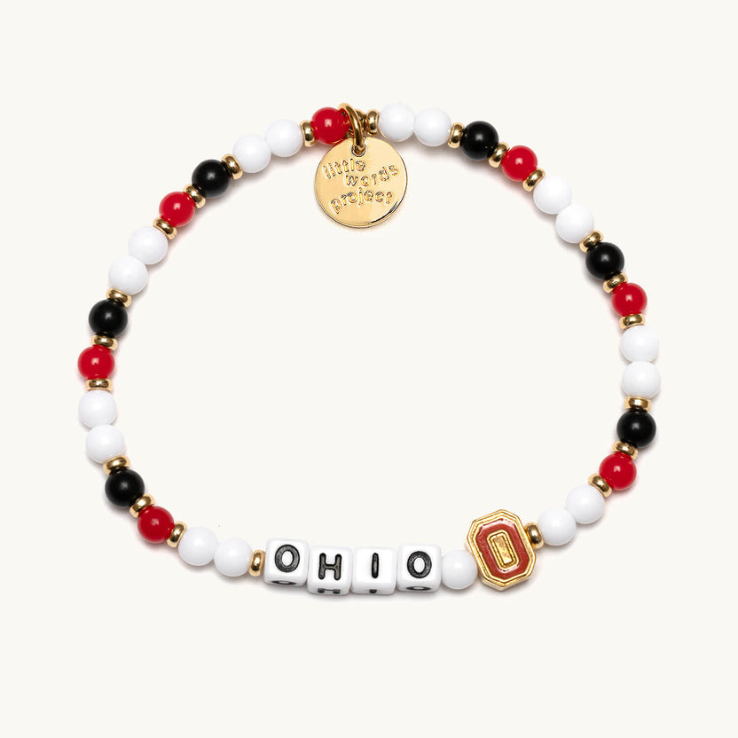 Ohio®- Ohio State University® | Beaded Bracelet - Little Words Project