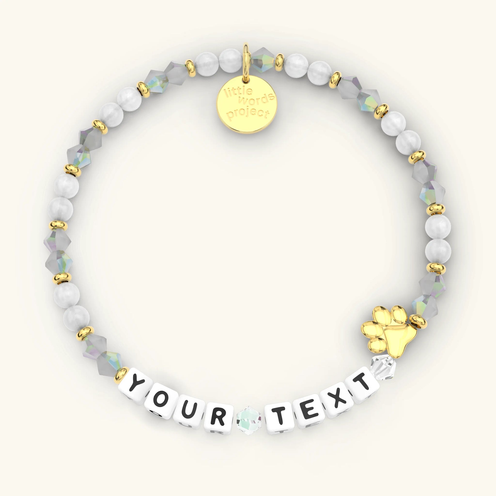 Custom Pawfect Love | Beaded Bracelet - Little Words Project