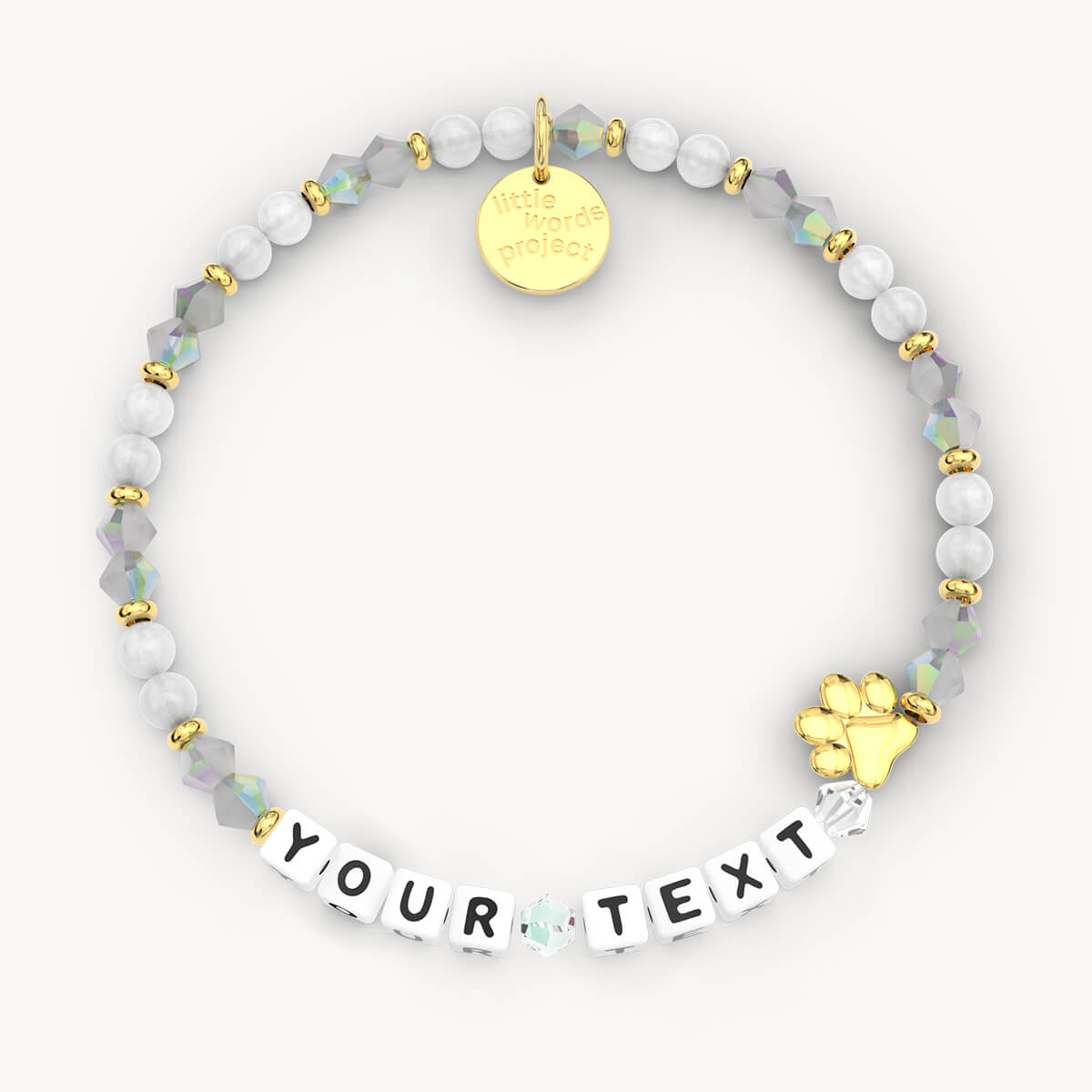 Custom Pawfect Love | Beaded Bracelet - Little Words Project