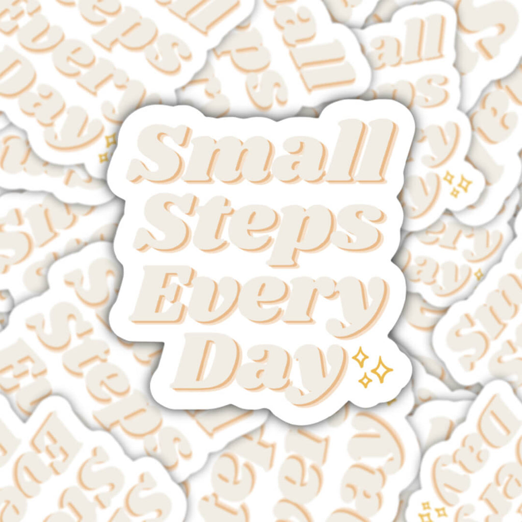 Small Steps Every Day Sticker | Black History Month - Little Words Project