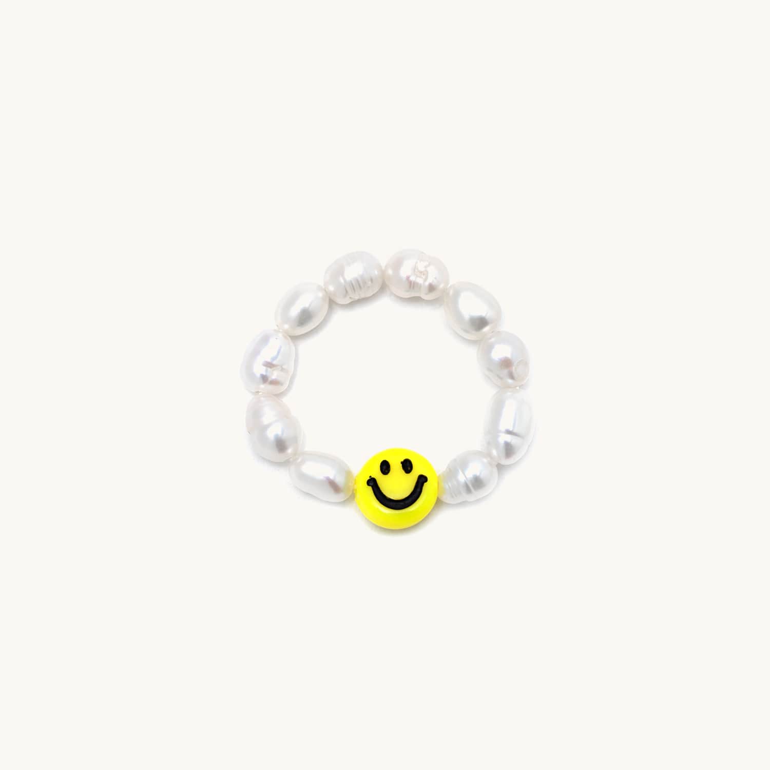 Little Words Project | Smiley Face | Pearl Ring